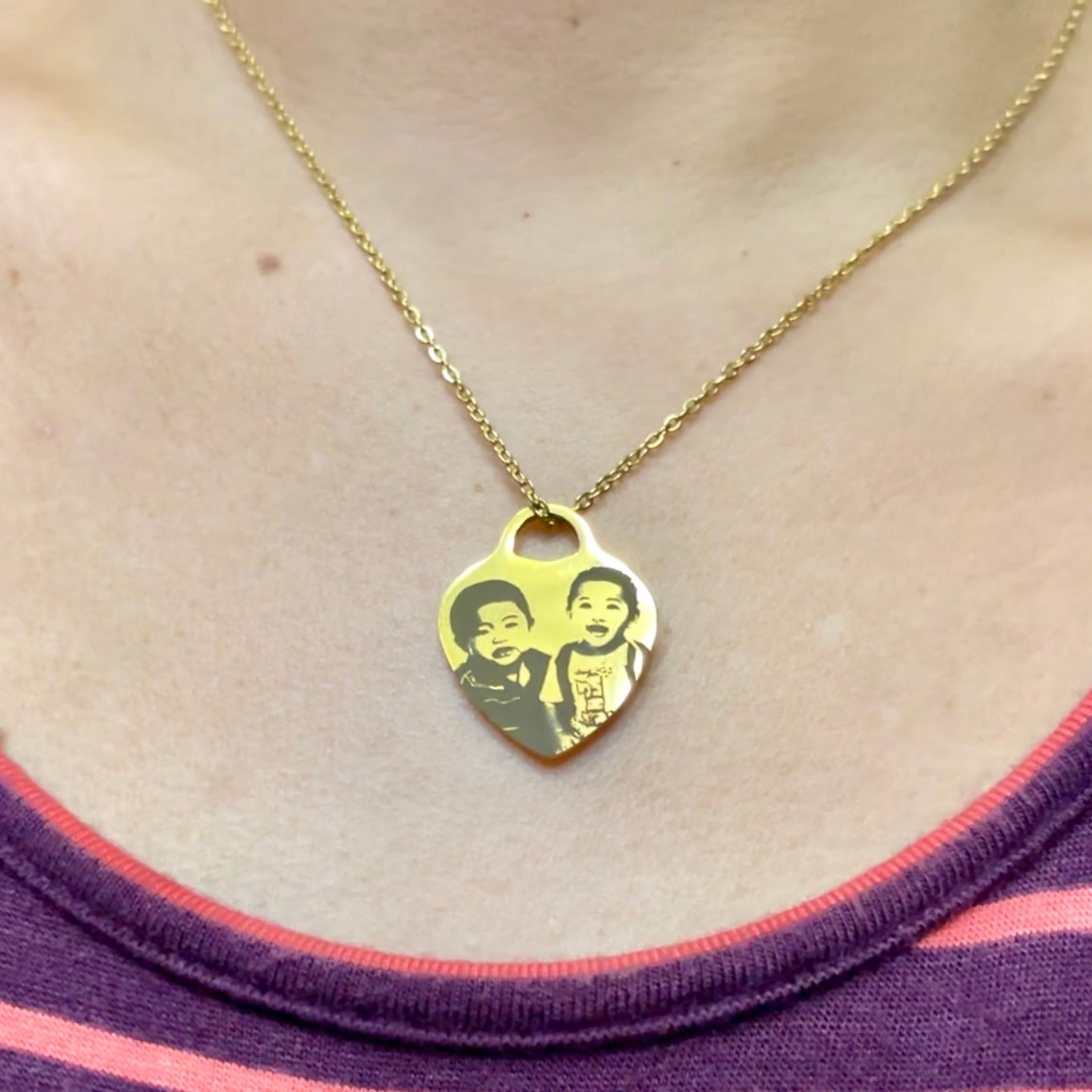 Photo Heart Necklace – Marilag Accessories PH